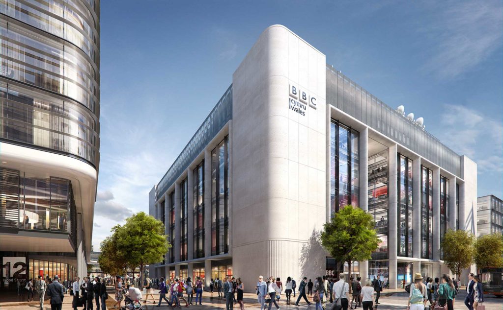 Rightacres - Central Square, Cardiff & Vale College, BBC Cymru Wales HQ