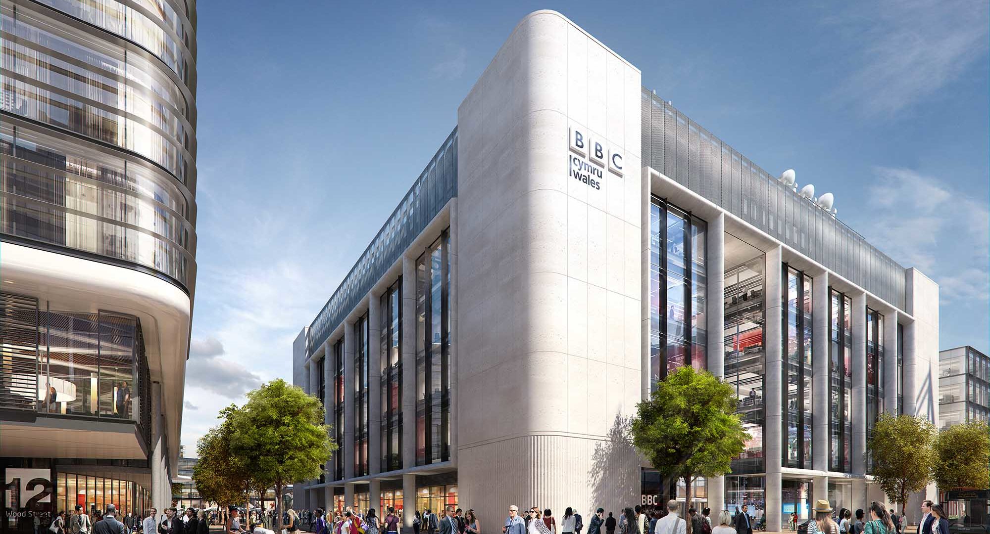 Rightacres - BBC Cymru Wales HQ. Award-winning Cardiff building.